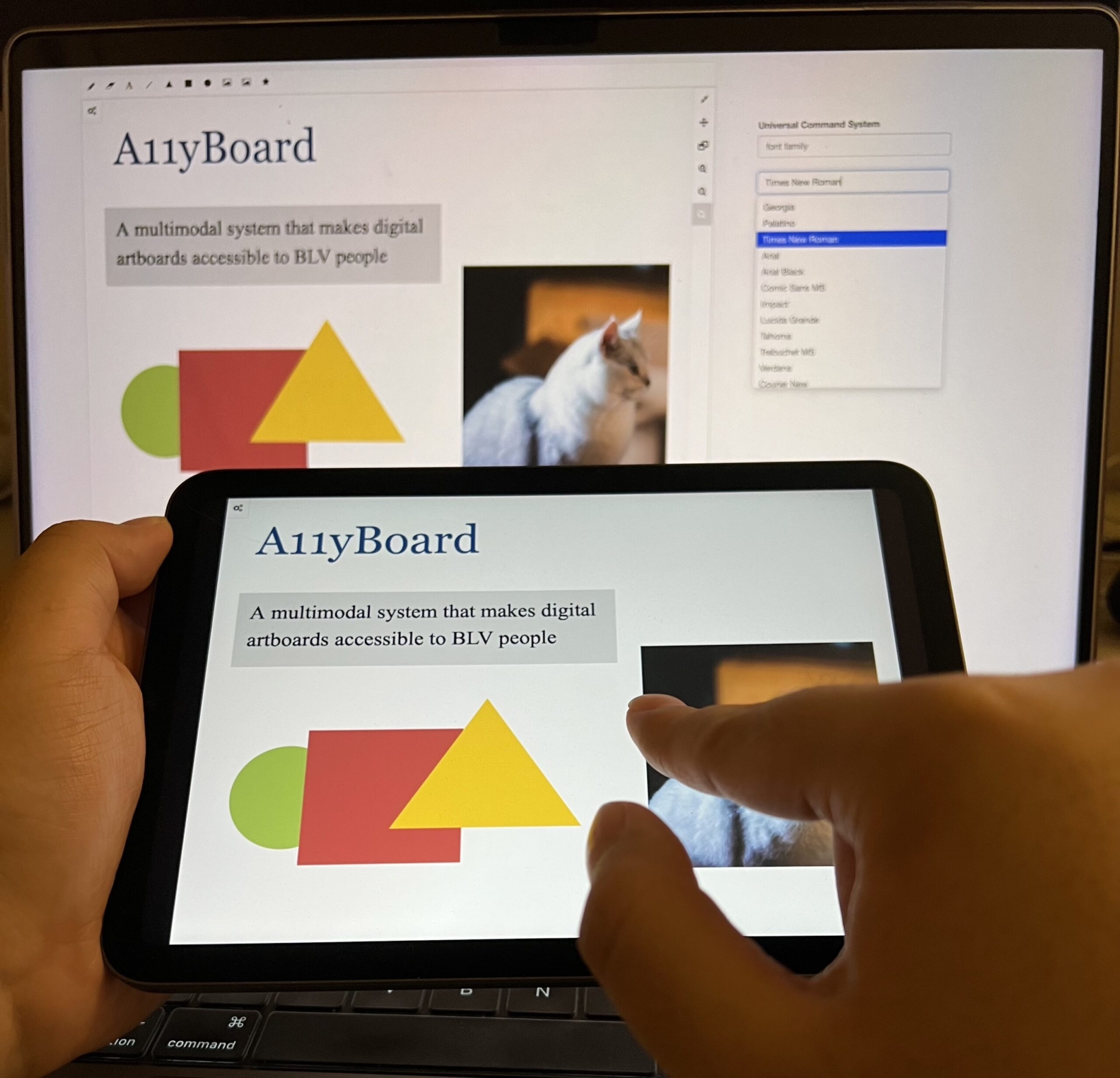 A11yBoard accessible presentation software – CREATE at UW